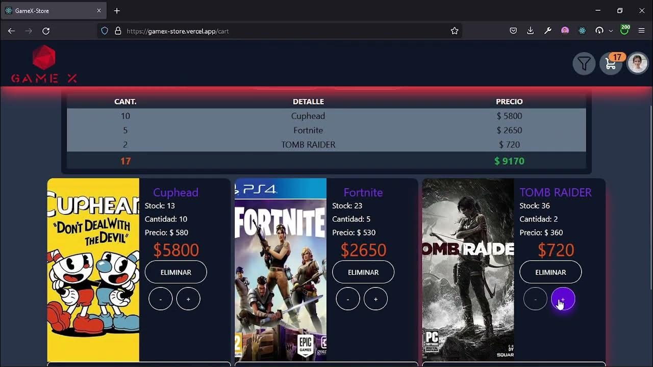 Presentacion GameX Store - Proyecto fin de curso React.js #CODERHOUSE #coder - YouTube