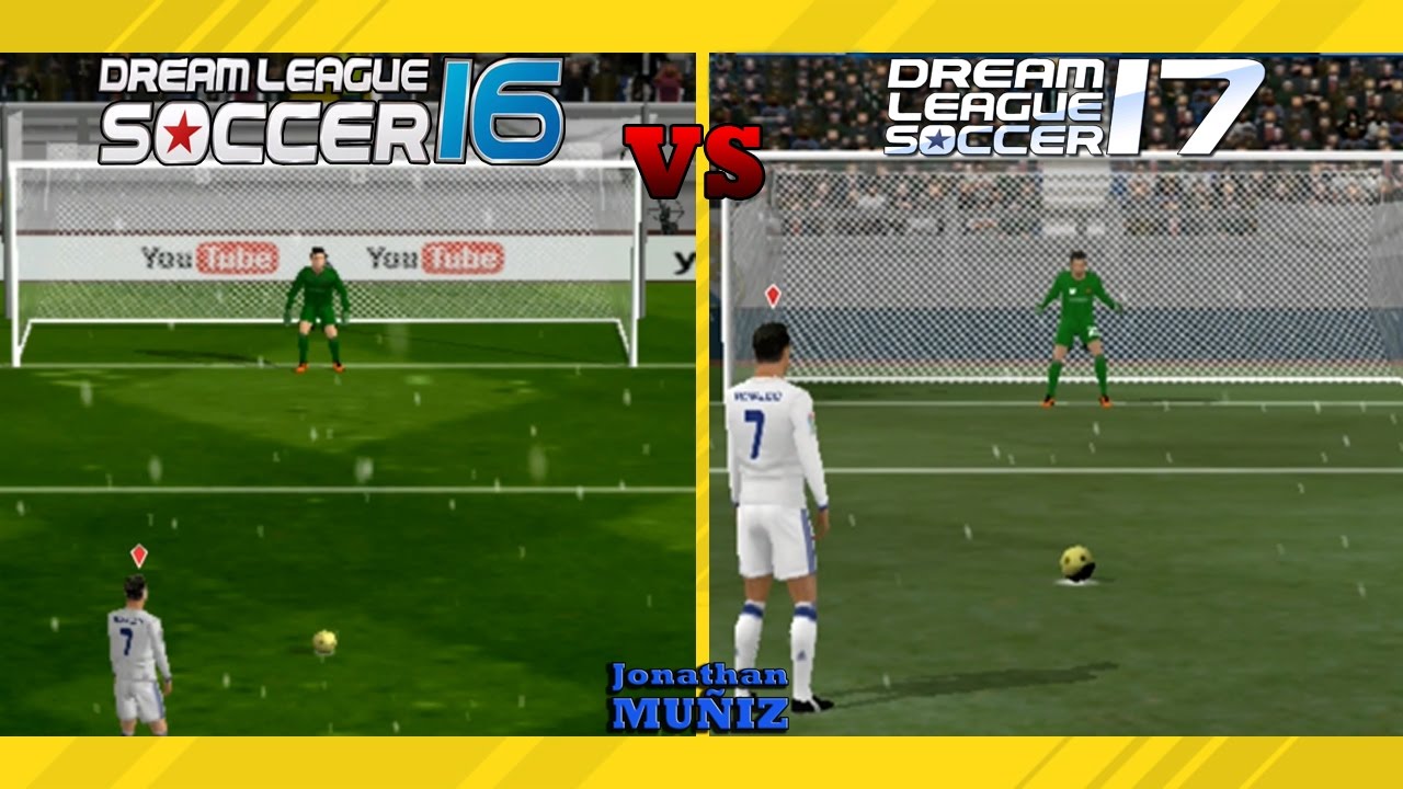 COMPARACIÓN -Penalti y Celebración Dream League Soccer 16 vs Dream ...