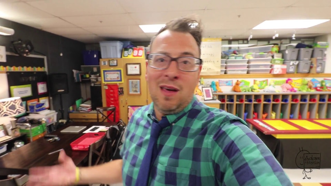 My Classroom is READY! Room Reveal 2017! Adam Peterson VLOG_103 - YouTube