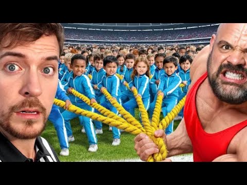 1 Man vs 100 Kids – Who Wins This Crazy Challenge?! - YouTube