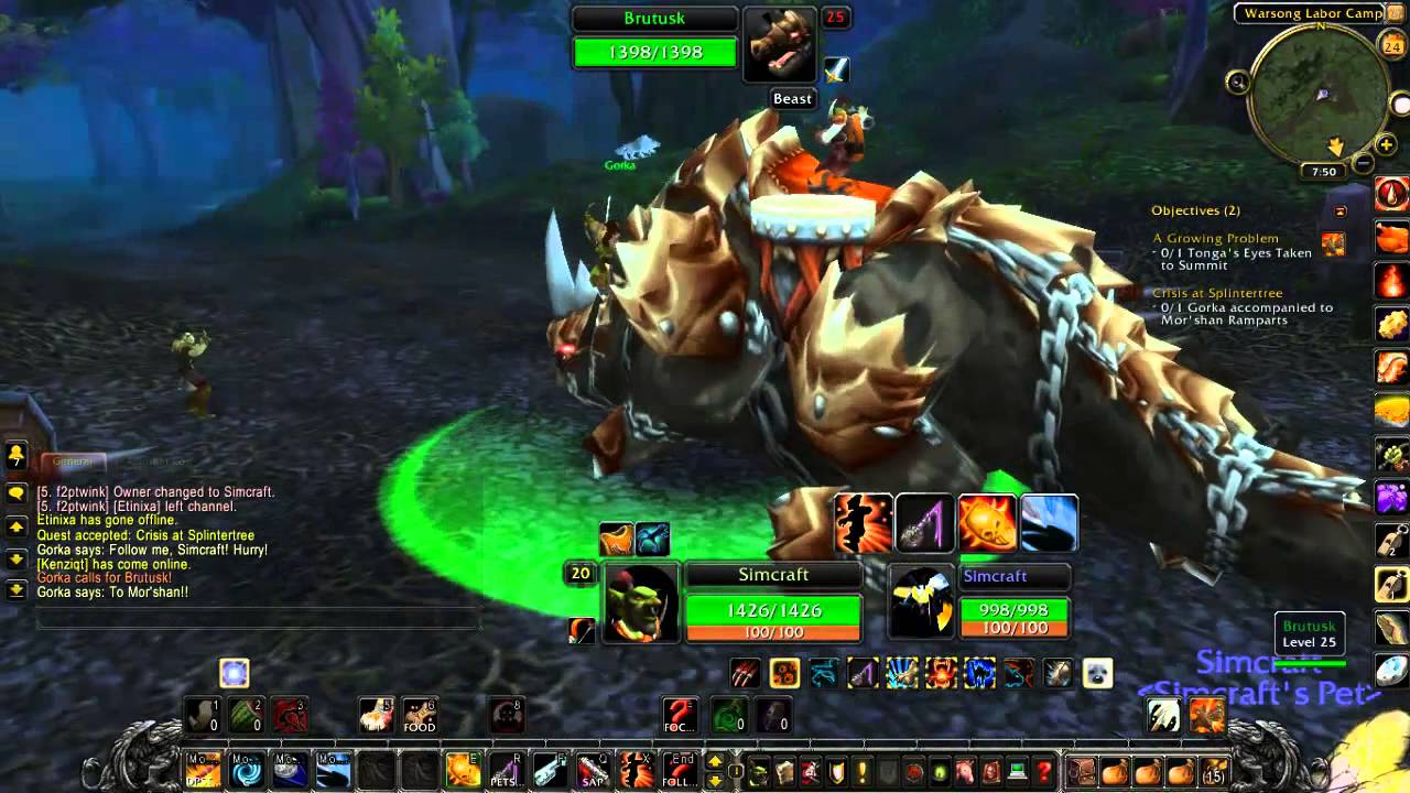 Crisis at Splintertree - World of Warcraft Quest - YouTube
