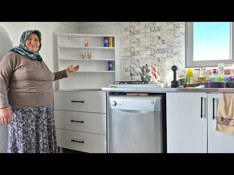 YENİ DOLAPLARIMIZIN KURULUMU BİTTİ HATİCE HANIMIN MUTLULUĞU VE SEVİMLİ KEDİCİKLER