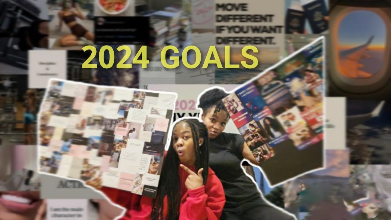 2024 Vision Board: Turning Goals Into Actions with my sis 🤍 - YouTube