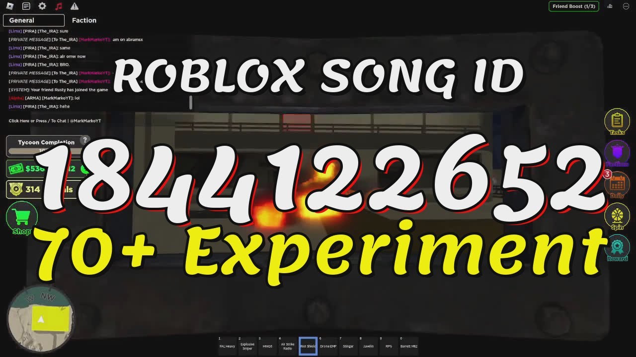 70+ Experiment Roblox Song IDs/Codes - YouTube