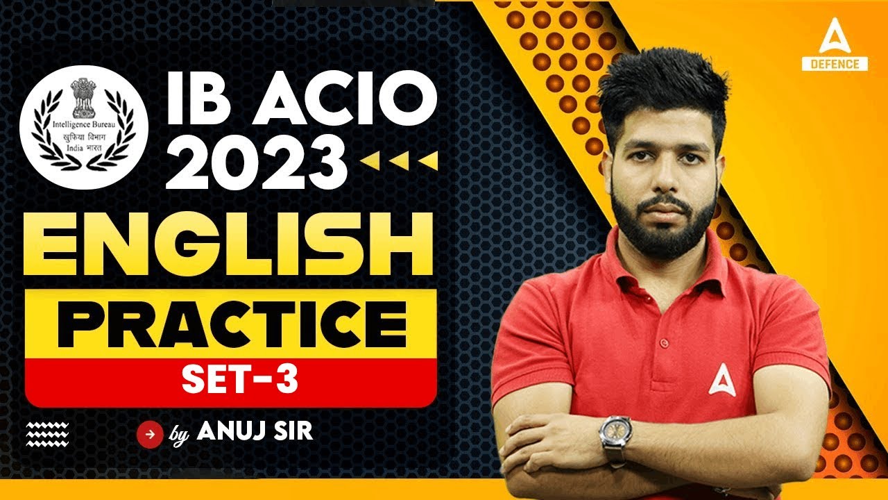 IB ACIO 2023 English Practice Set 2023 | IB ACIO Previous Year Question ...