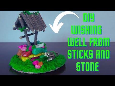 DIY Wishing Well From Sticks And Stones | Fairy Wishing Well🧚‍♀️🧚‍♂️ ...