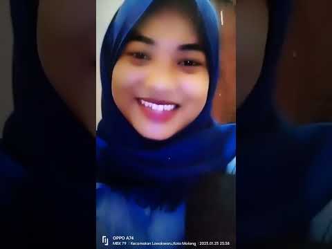 BIGO LIVE JILBAB TERBARU...BAJU BIRU MAKIN MEMPESONA