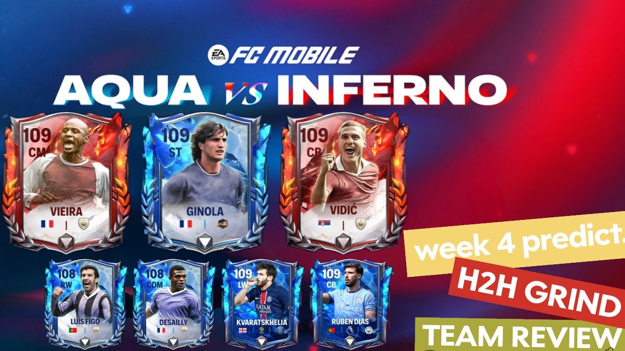 VERTICAL:- FC MOBILE LIVE! WEEK 4 PREDICT. & PACK, H2H GRIND #fcmobile ...