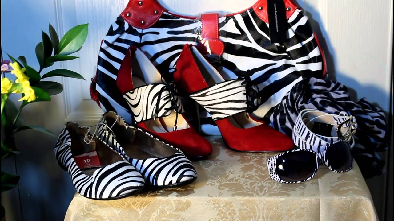Zebra Print Plus Size Accessories ~ April 2015 - YouTube