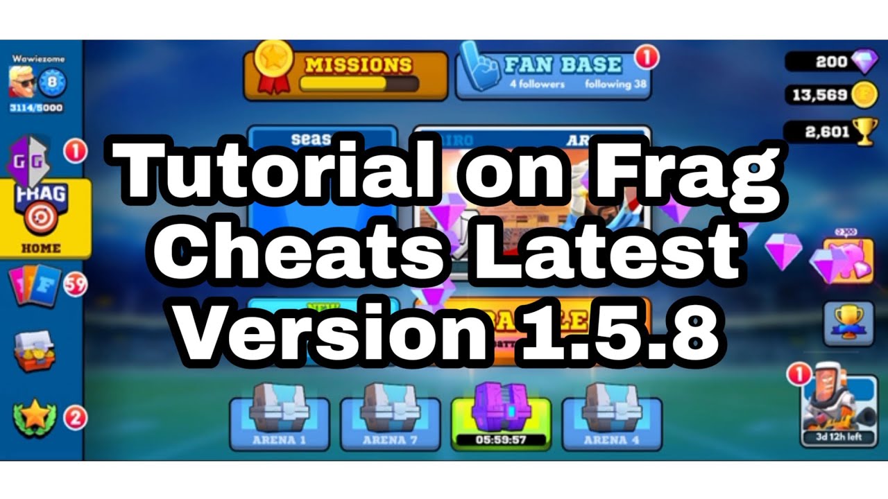 Tutorial on how to cheat FRAG 2020 Version 1.5.8 - YouTube