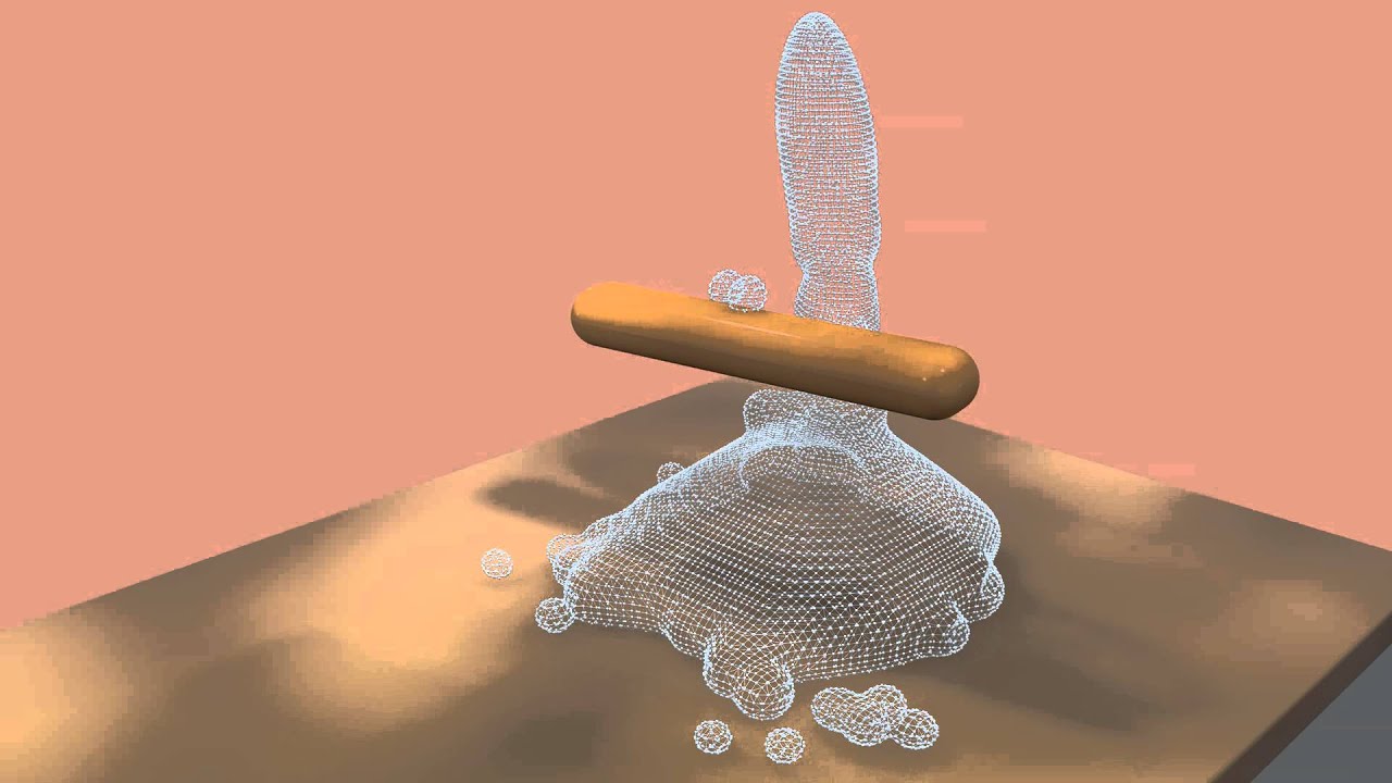 Metaball wireframe C4D r15 2014 - YouTube