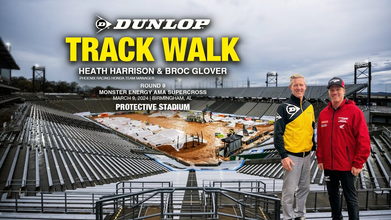 Dunlop Track Walk With Broc Glover - Birmingham 2024 - YouTube