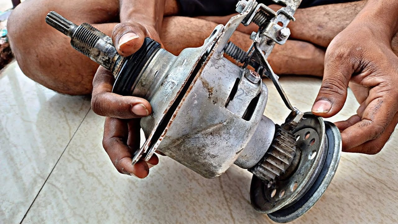How To Repair Top Load Washing Machine Gearbox, Clutch Assembly Opening ...