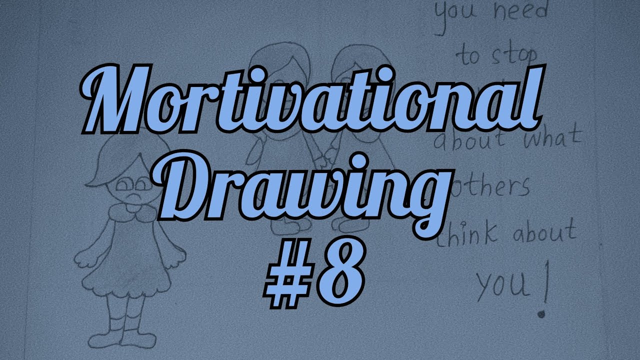 Motivational Drawing | Easy Pencil Drawing - YouTube