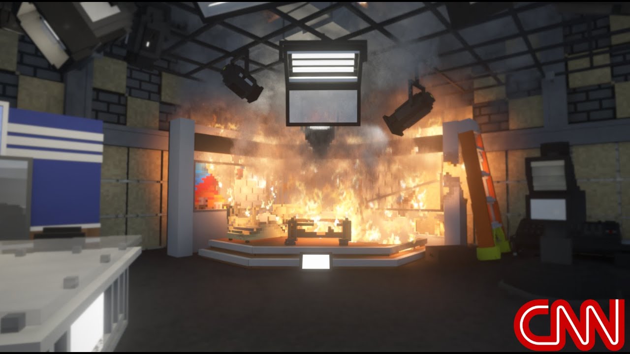 I set News Studio on fire | Teardown - YouTube