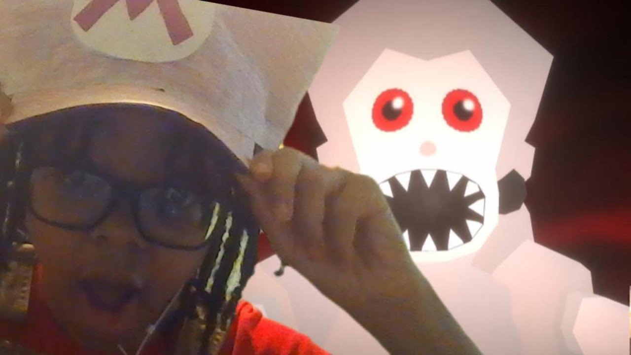 Playing a Mario Horror Game in Mario Costume - YouTube