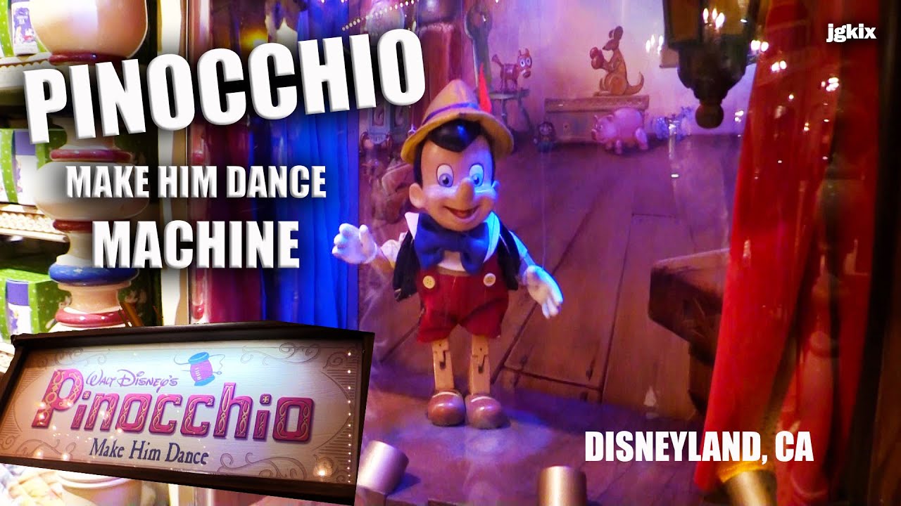 Pinocchio Make Him Dance Quarter Machine - YouTube