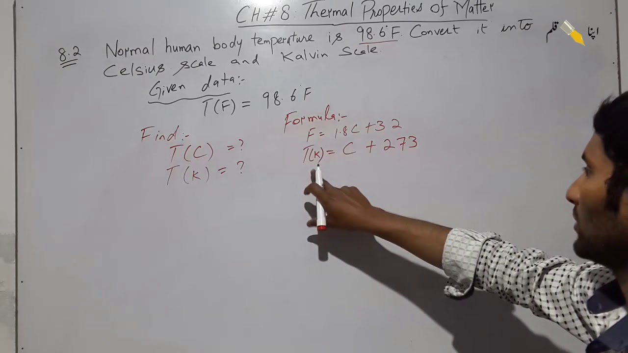 Normal Human Body Temperature Is 98 6 F Convert It Into Celsius Scale