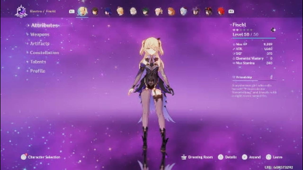 Genshin Impact Level 50 Physical Fischl Build test - YouTube