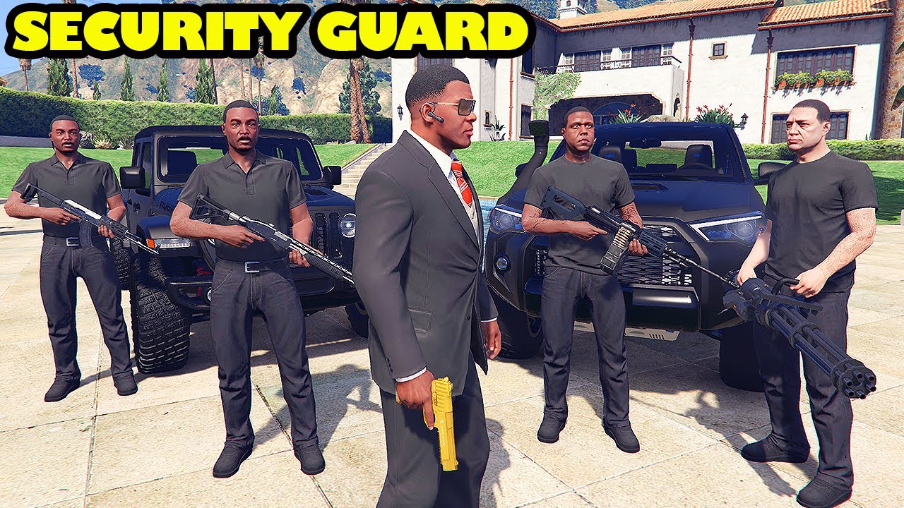 Franklin Become Powerful SECURITY GUARD and Make Security Company in ...