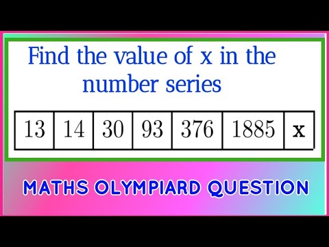 Australian Maths Olympiard | Find the missing number in the number ...