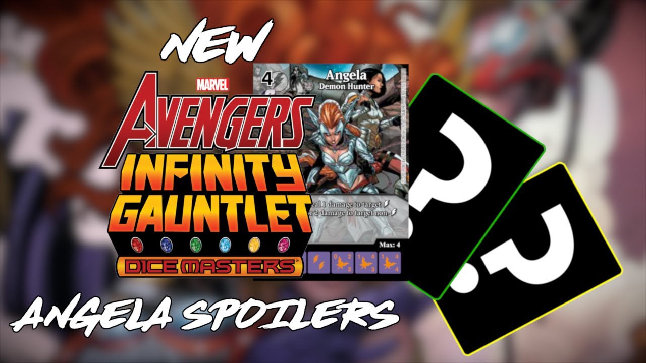 New Angela Infinity Gauntlet Spoilers! | Dice Masters - YouTube