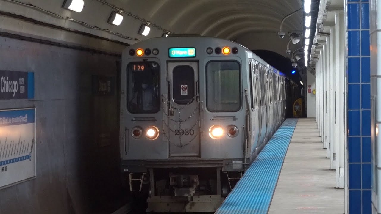 CTA "L" Train System : O'Hare International Airport Bound Budd 2600 ...