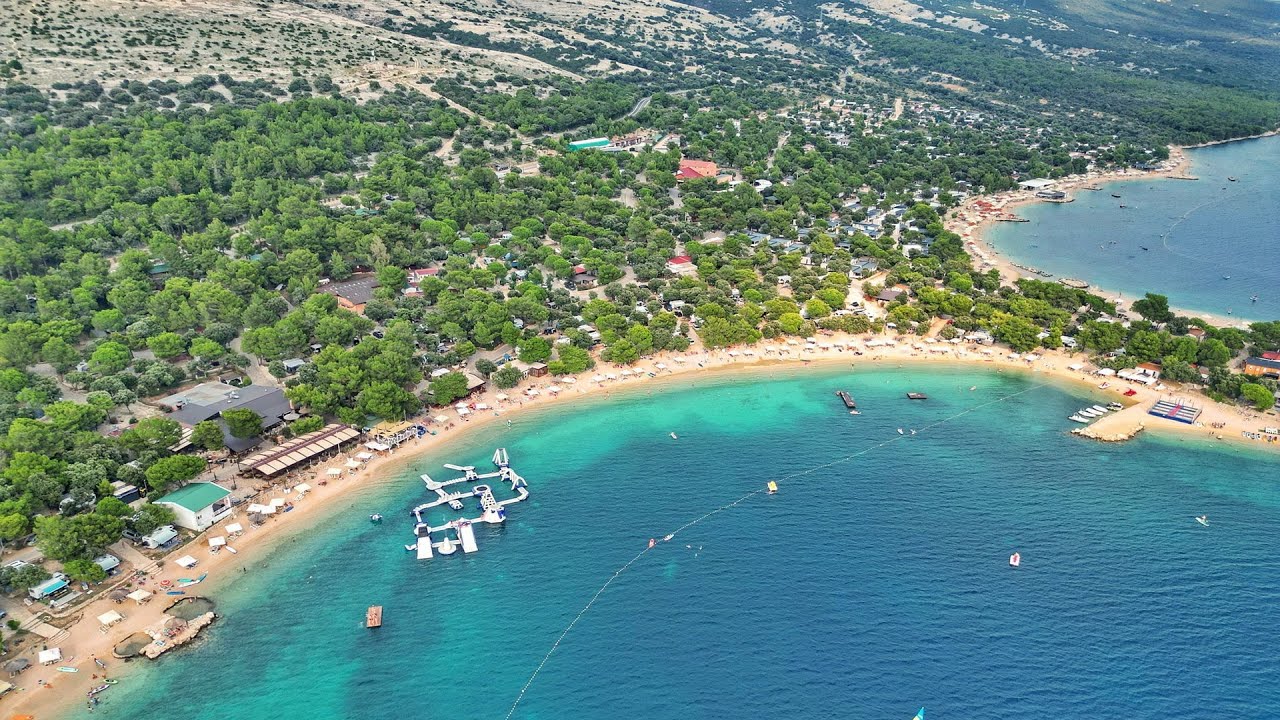 Camping Simuni - island Pag, Croatia - YouTube