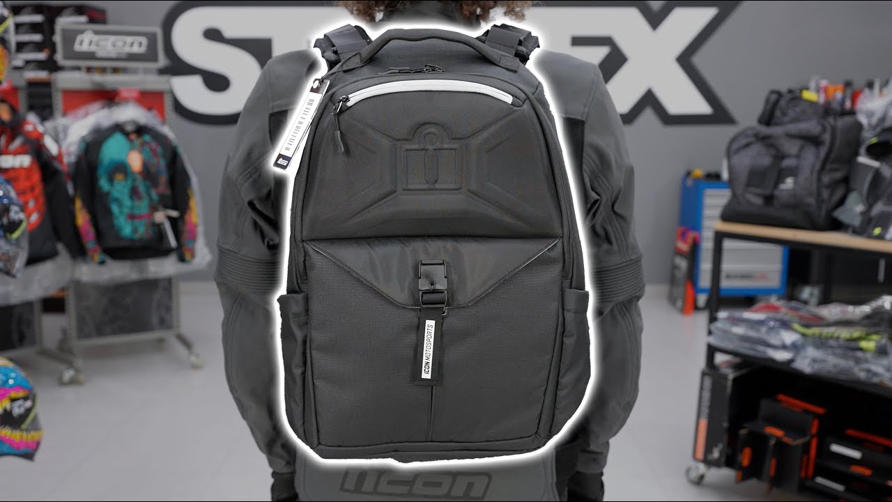 Моторюкзак Icon Airflite Backpack - YouTube