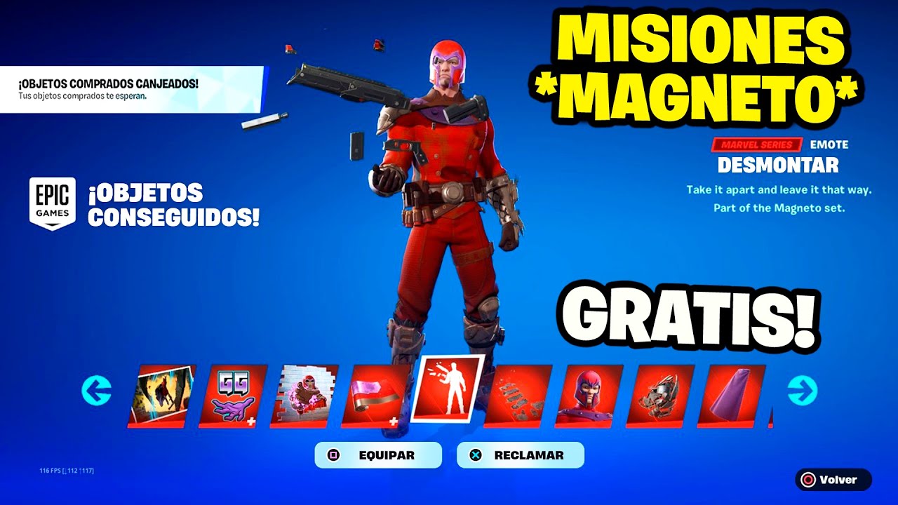 *GUÍA RÁPIDA* Cómo DESBLOQUEAR la SKIN de MAGNETO en FORTNITE ...
