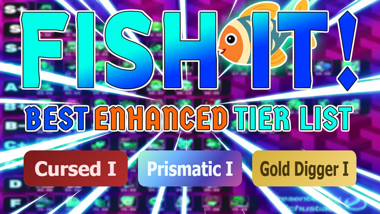 ROBLOX | Best Fish It Rod Enchant Tier List [Update1.0] - YouTube