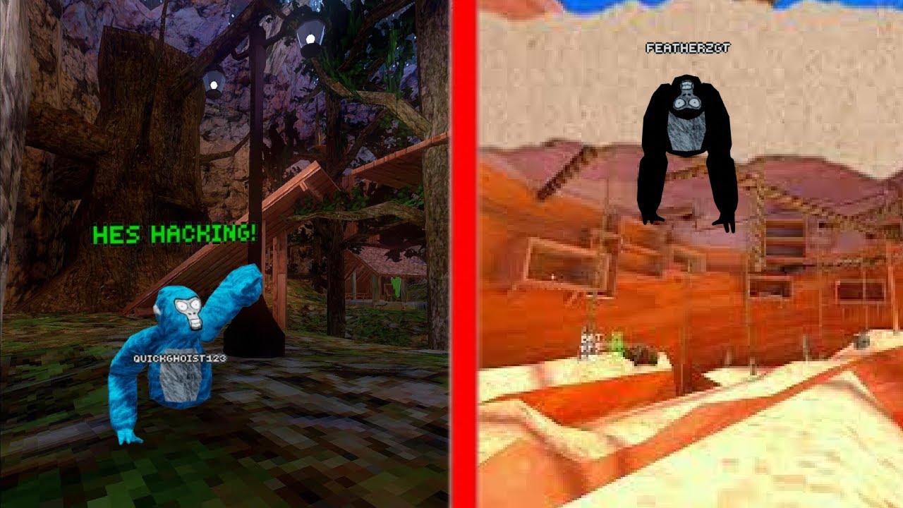 I 1v1'd my friend while SECRETLY using MODS.. (Gorilla Tag VR) - YouTube
