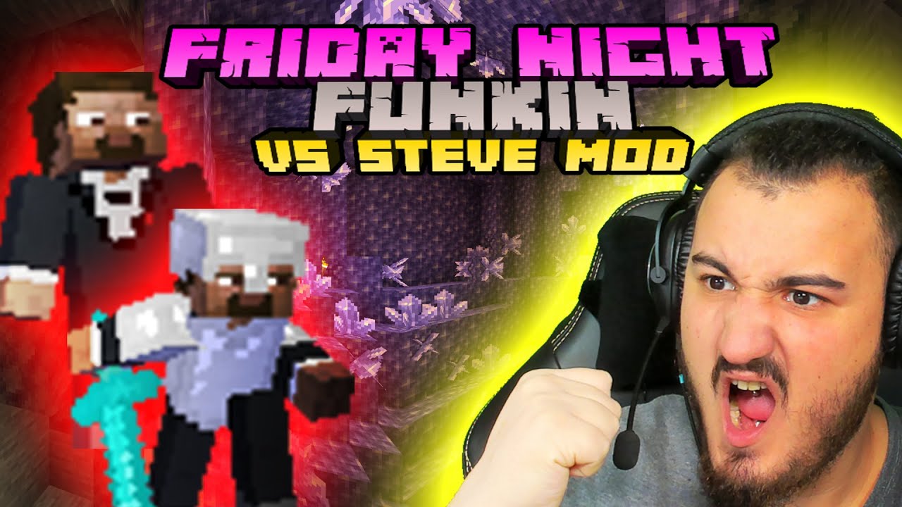 FNF vs STEVE de MINECRAFT - Full Week - Friday Night Funkin' ( FNF MOD ...