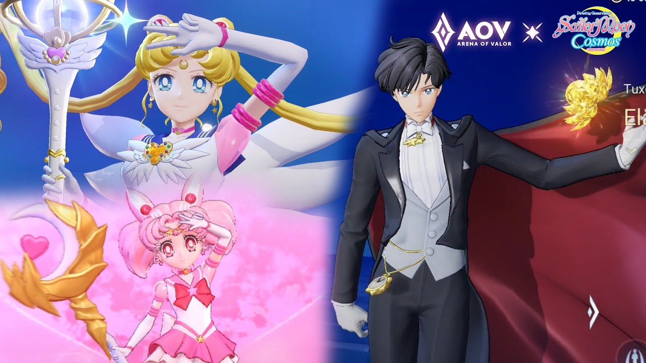 AOV X Pretty Guardian Sailor Moon Cosmos | Skin Effect | Alice Diaochan Eland'orr - Arena of ...
