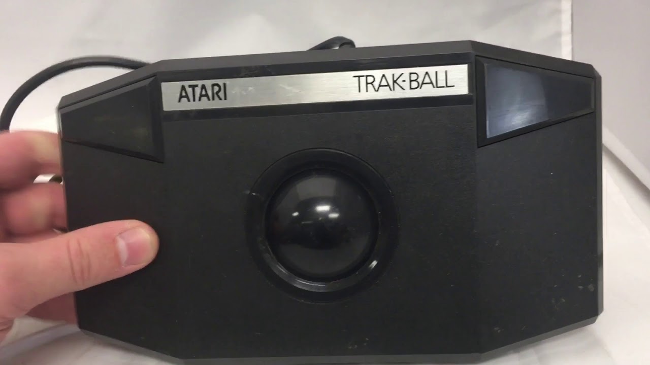 Atari Trak-Ball Vintage Video Game Controller - YouTube