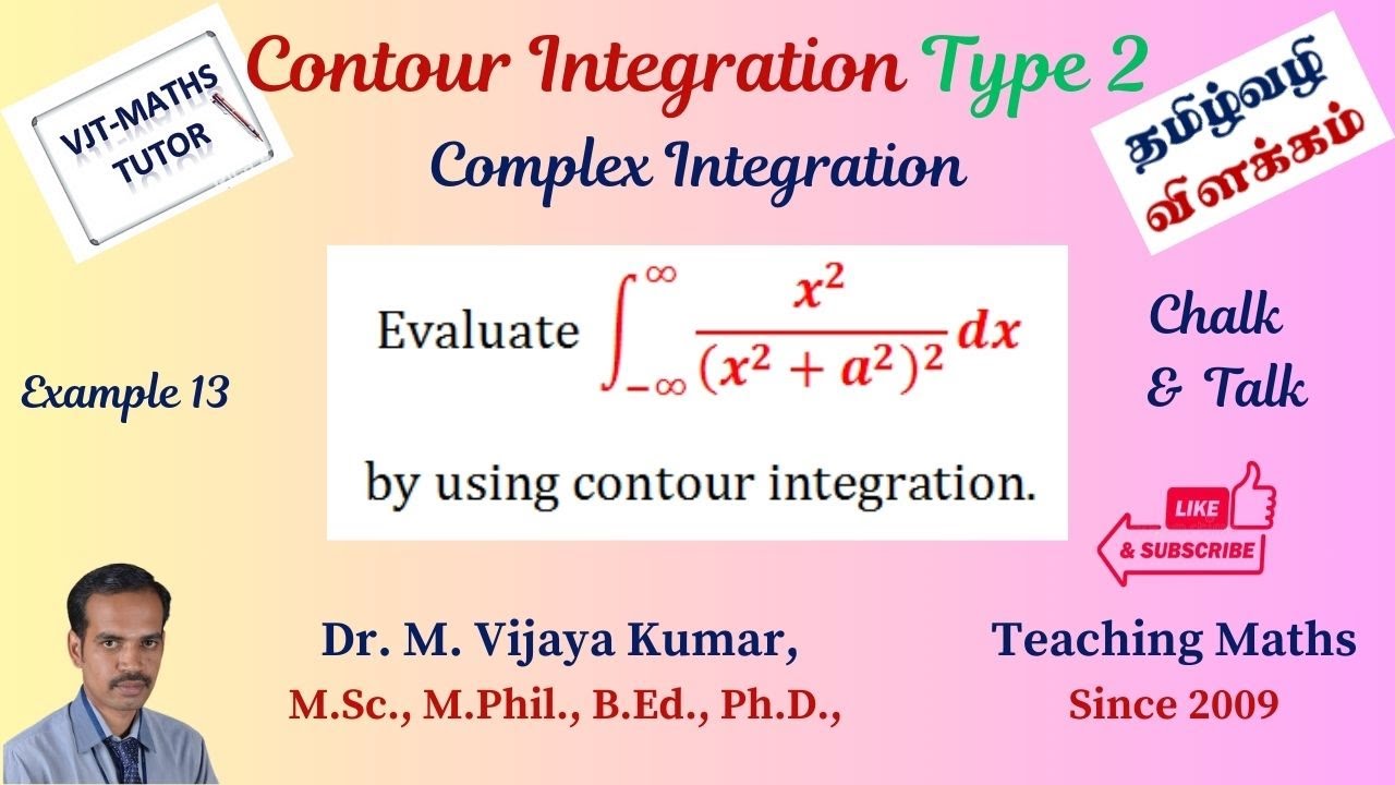 Contour Integration Type II Example 13 / Complex Integration ...