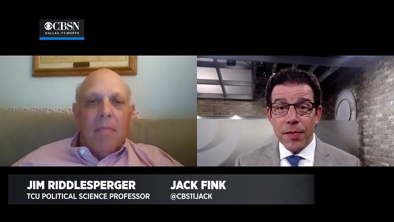 TCU's Jim Riddlesperger Talks Texas Democrats Leaving The State - YouTube