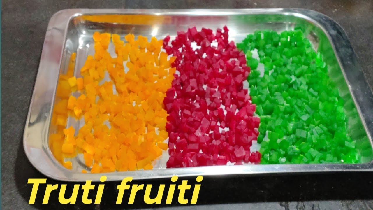 Home made truti fruiti recipe - YouTube