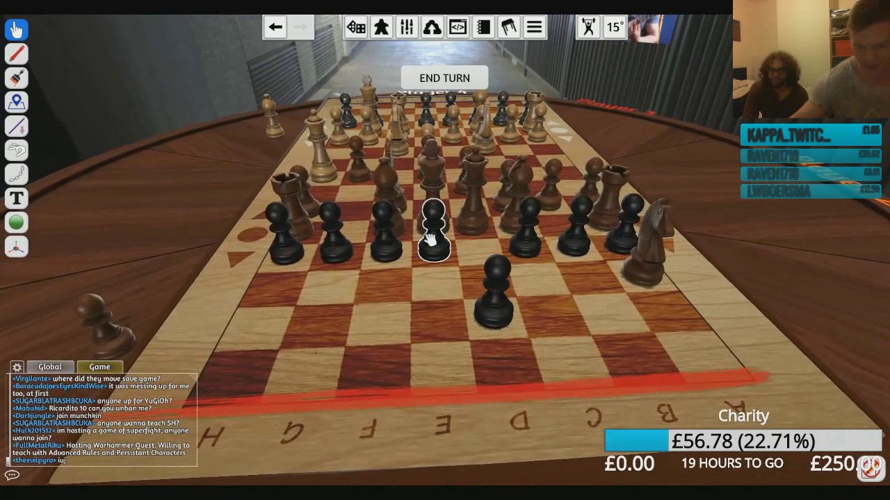 Drunken Portal Chess - Finbar vs David! - YouTube