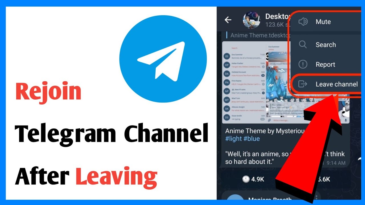 How to Rejoin Telegram Channel After Leaving | How to Recover Deleted ...