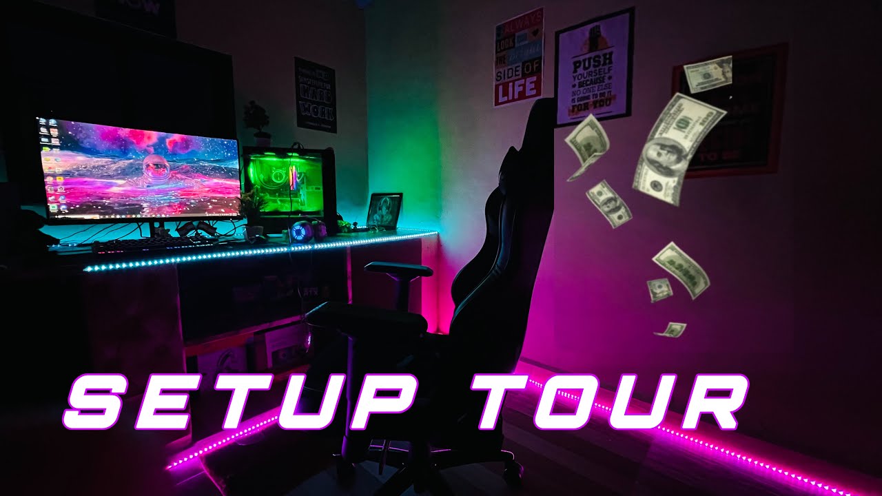 MY 100 BILLION DOLLAR SETUP TOUR! 💰💸🤑 - YouTube