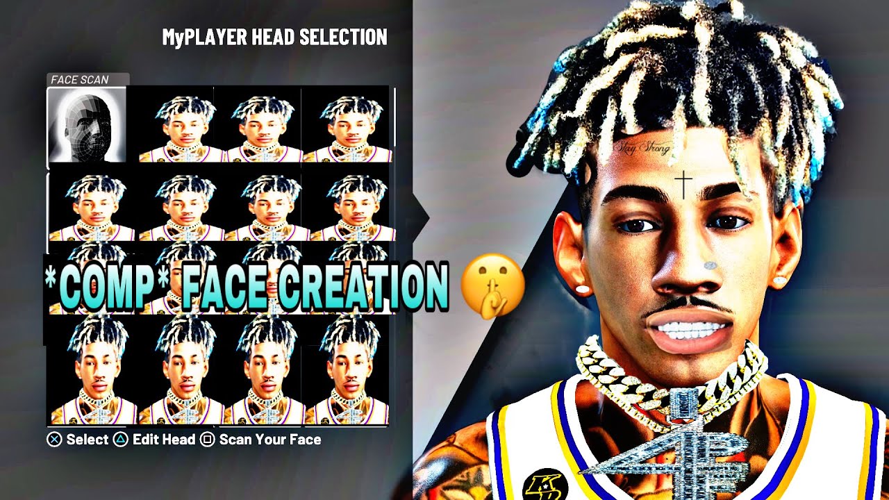 *NEW* 🚨 BEST COMP FACE CREATION ON NBA 2K20 📌DRIPPY FACE CREATION📌 ...