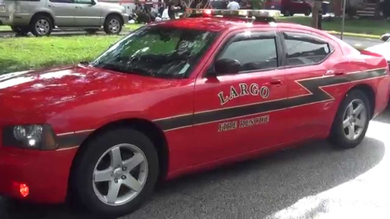 Largo Fire Rescue Dodge Charger LA-300 - YouTube
