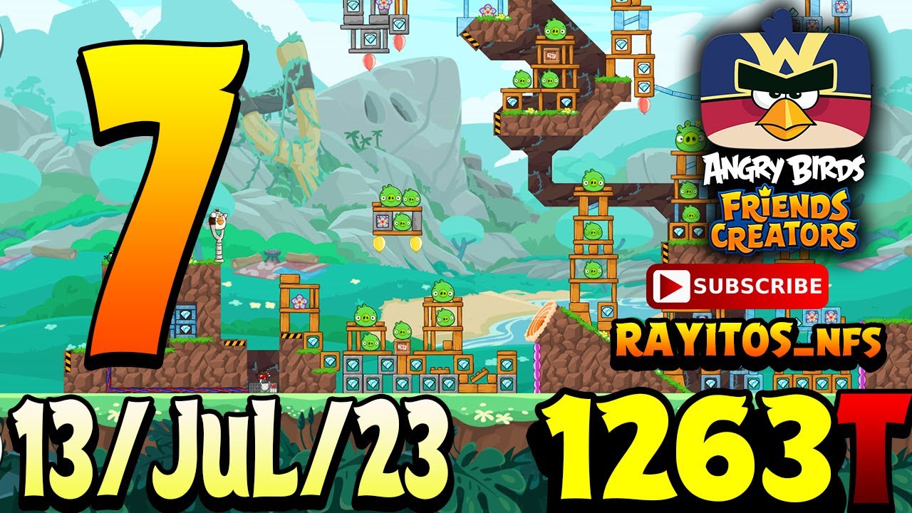Angry Birds Friends Level 7 Tournament 1263 Highscore POWER-UP ...