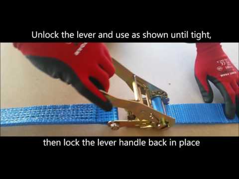How to use a Ratchet Strap - Rope Services Direct