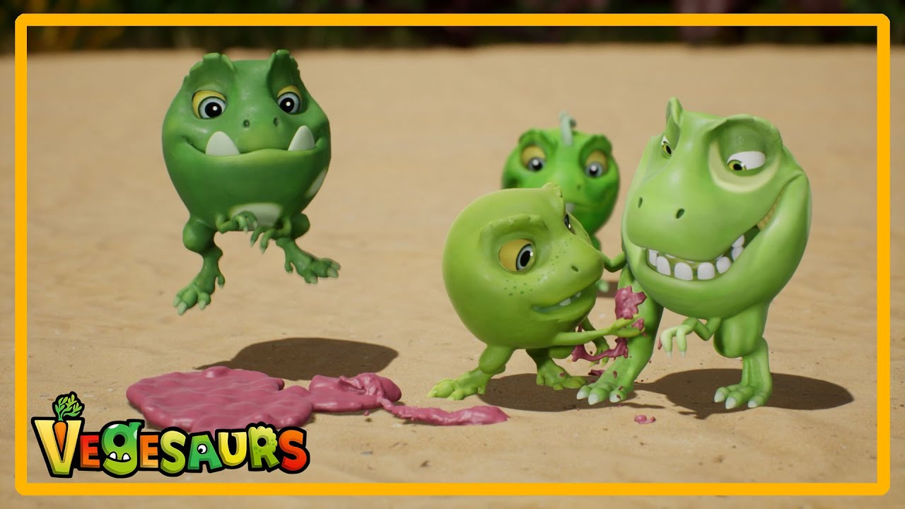 Mama Pea-Rex🥕😊 - Exciting clips - Vegesaurs - YouTube