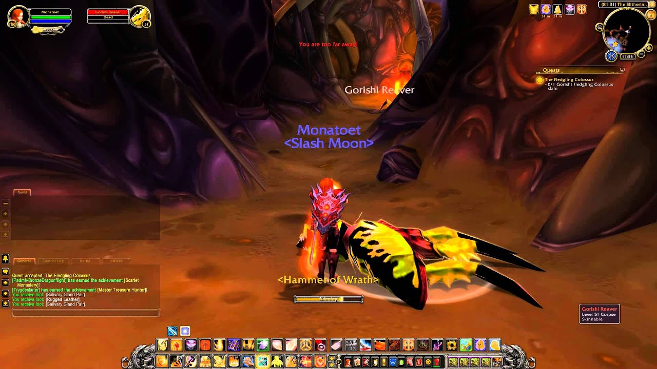 Quest 1821: The Fledgling Colossus (WoW, human, paladin) - YouTube