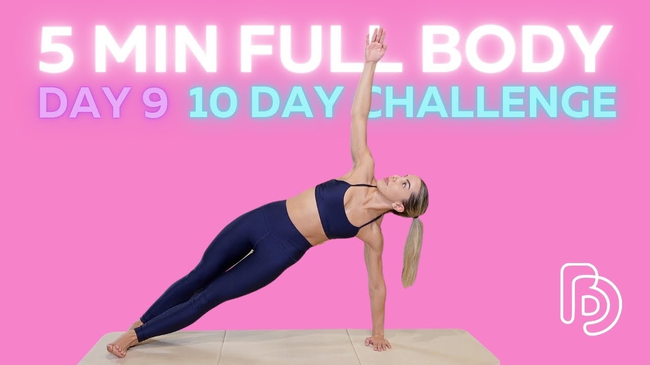 5 MIN FULL BODY MAT PILATES | NO EQUIPMENT | ALL LEVELS | DAY 9 - YouTube