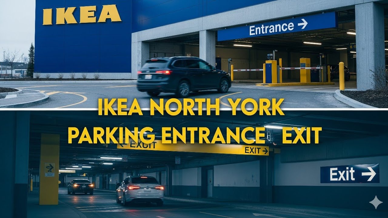 IKEA North York Parking: Entrance and Exit Guide - YouTube