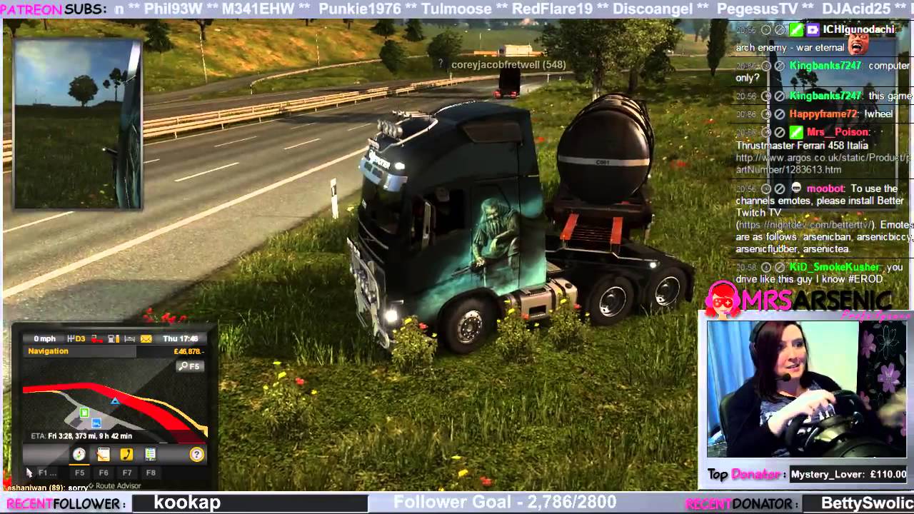 Rolling down the highway and amazing recovery!- Euro Truck Simulator 2 ...
